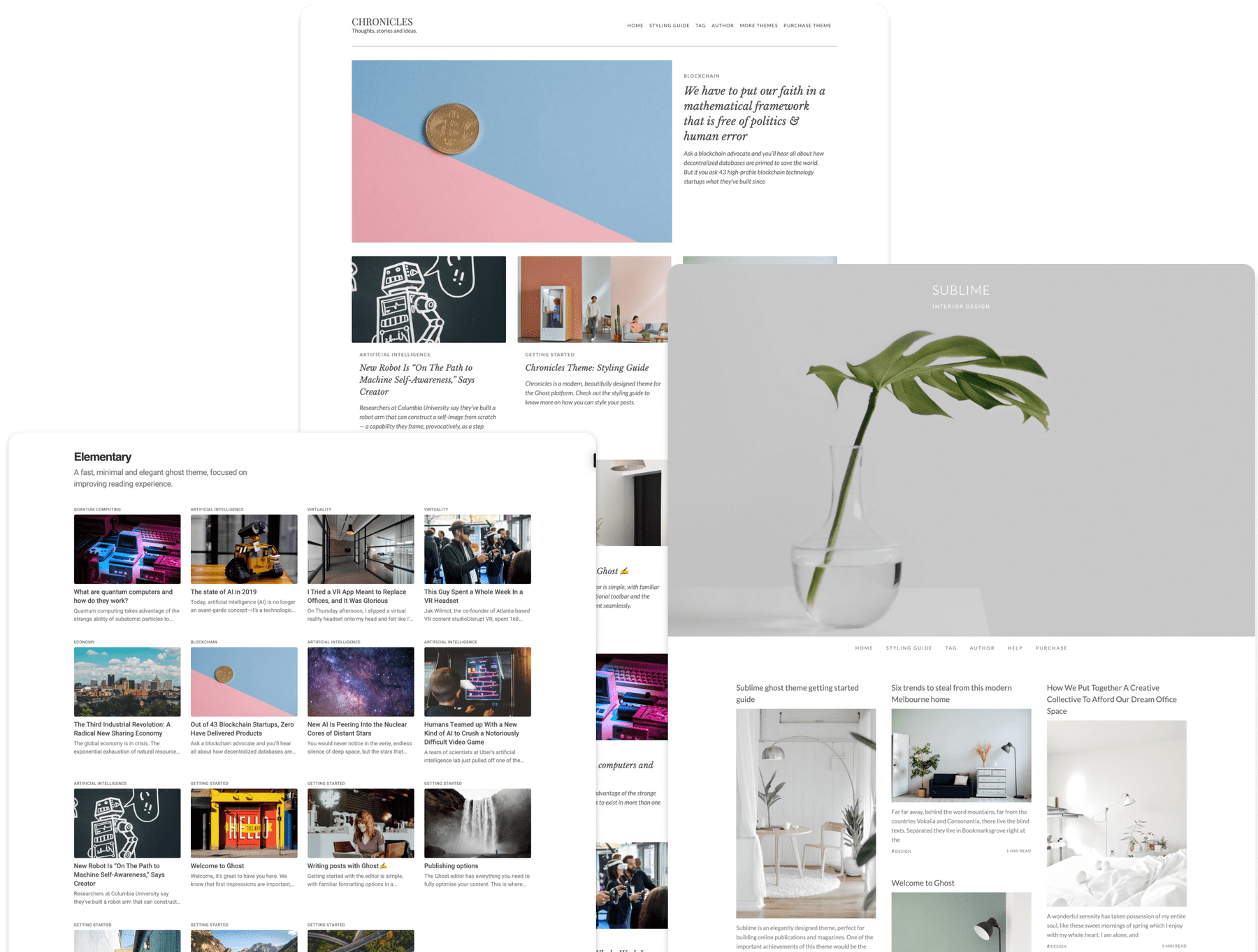 Premium Ghost Themes | Stylesheets.dev