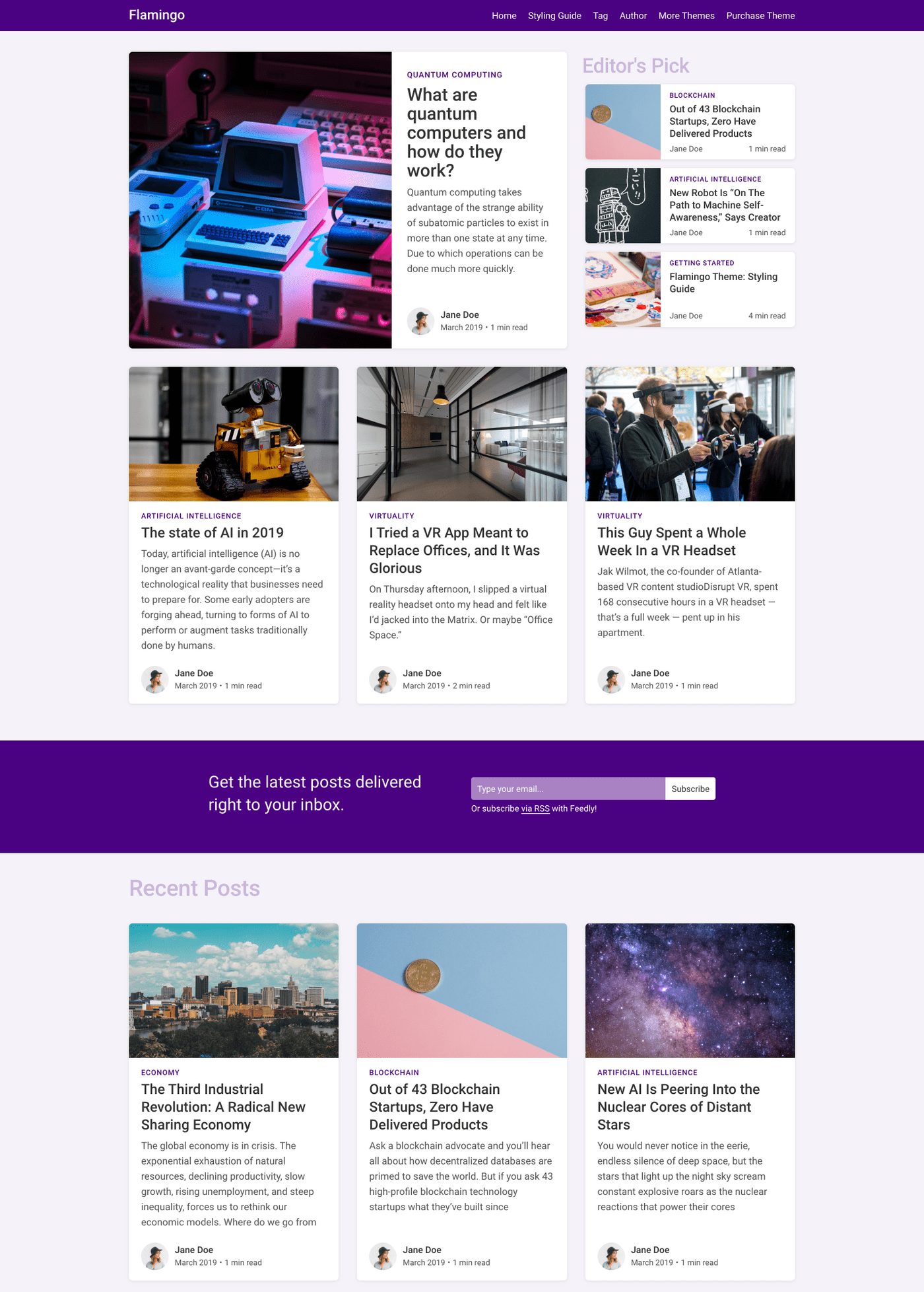 Premium Ghost Themes | Stylesheets.dev